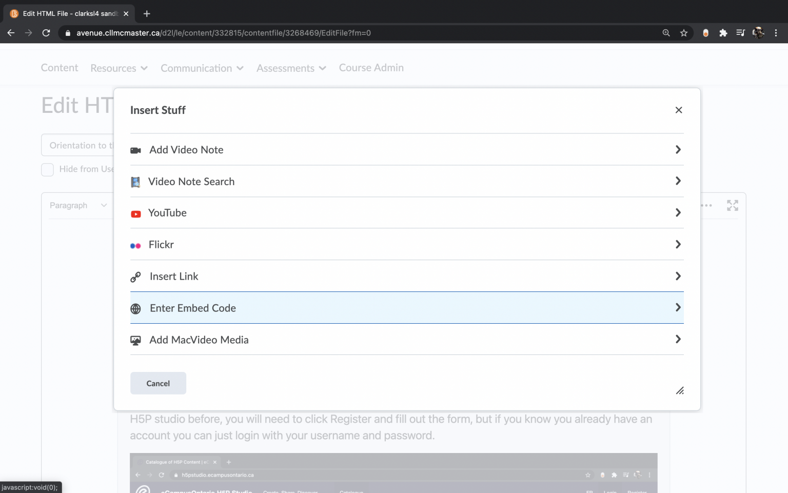 Creating Interactive Content Using H5P – MacPherson Institute