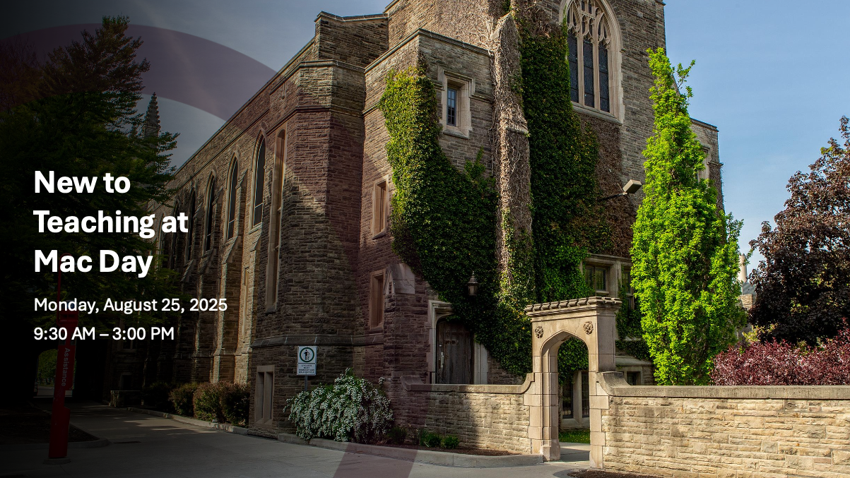 New to Teaching at Mac Day – MacPherson Institute